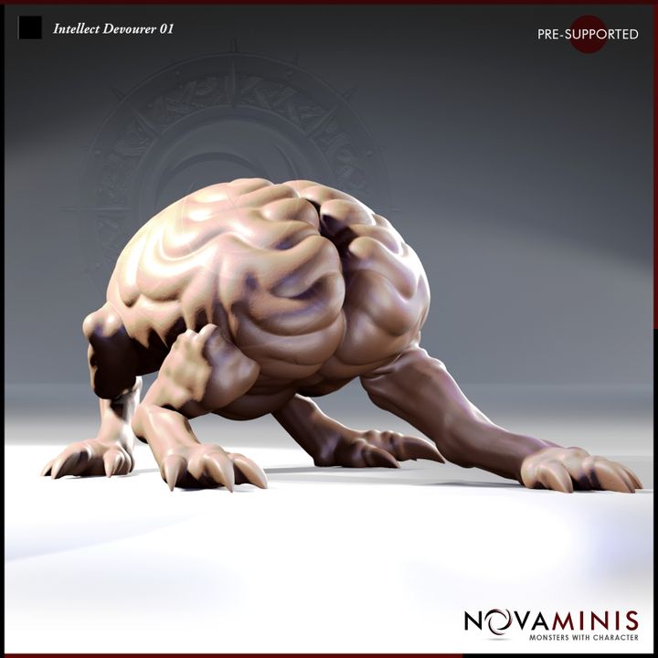 3D Printable Intellect Devourer 01 by NovaMinis